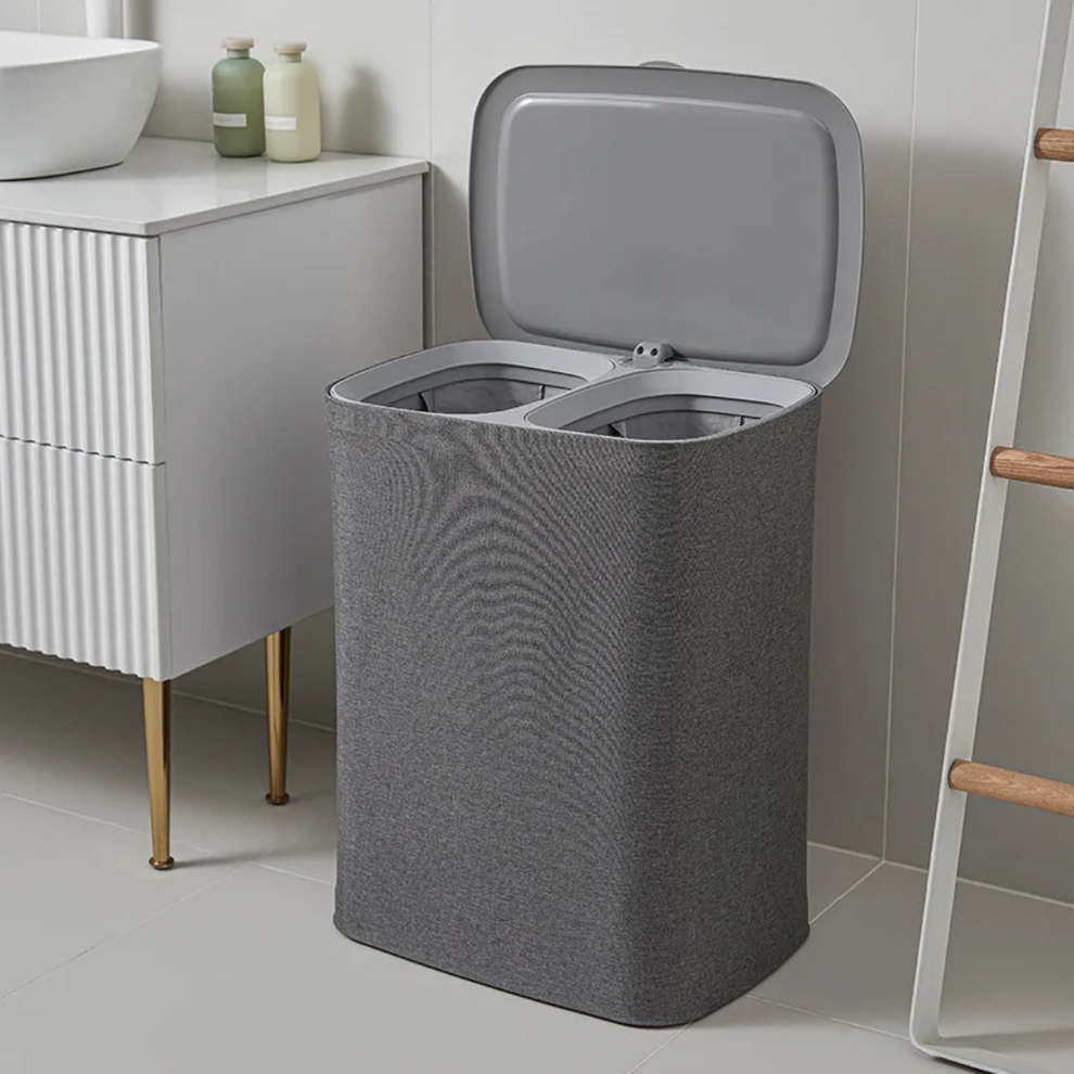 DOUBLE LAUNDRY BASKET 90 LITERS – Chloe's Touch